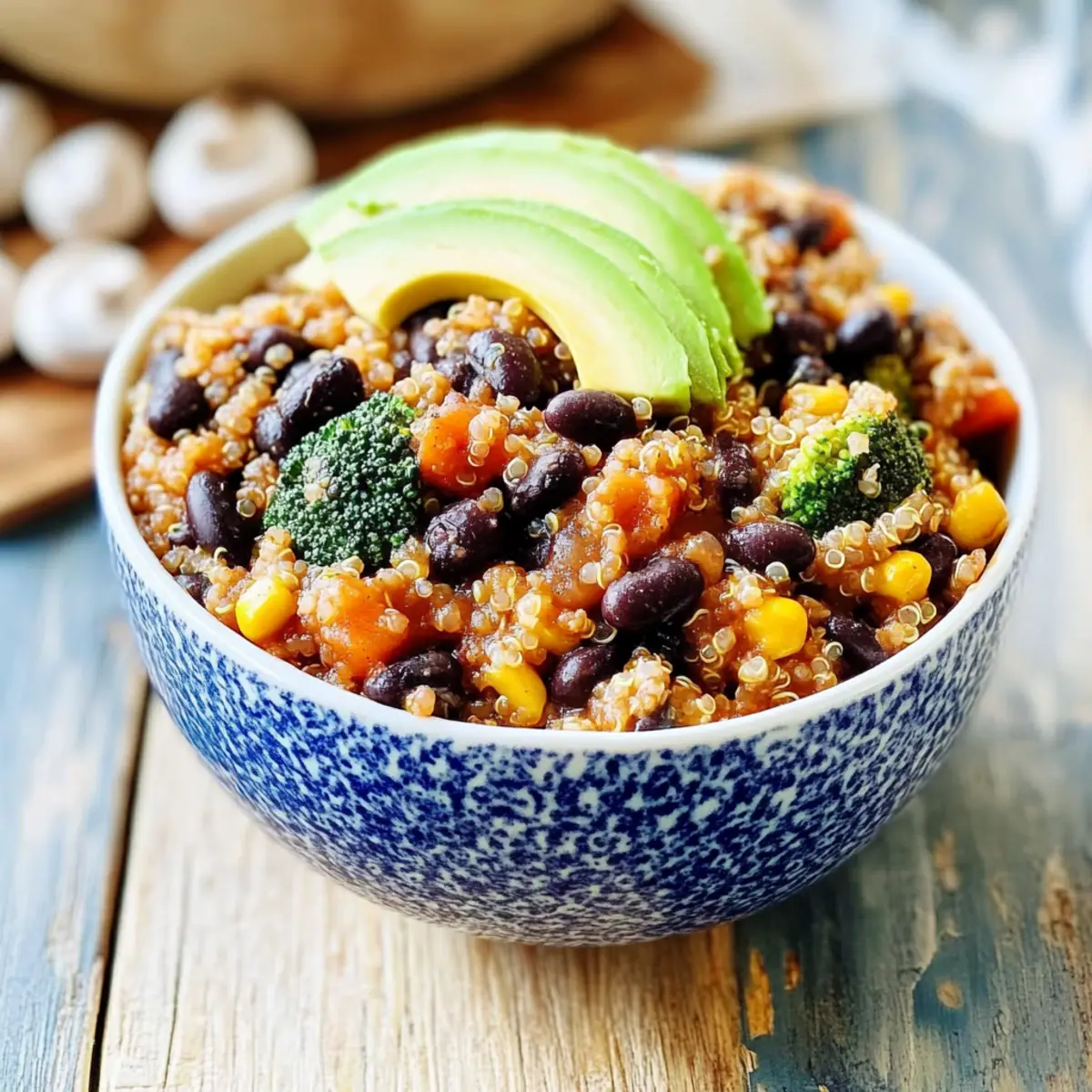Ultimate Black Bean and Quinoa Chili Bowl - Deliciously Easy