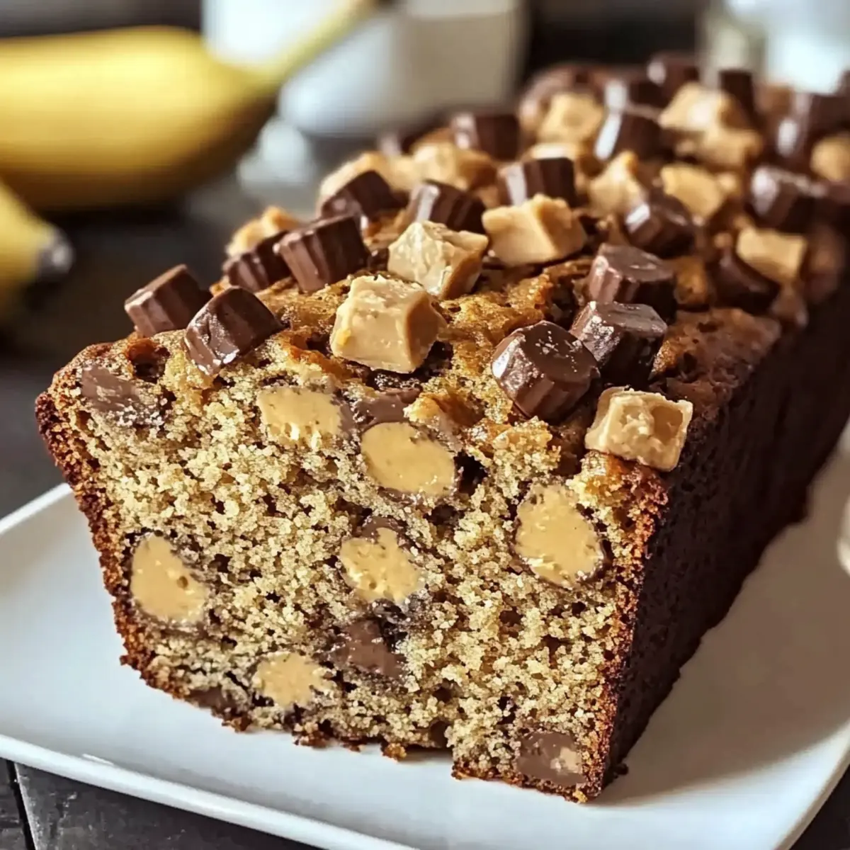 Reese’s Peanut Butter Banana Bread: Your Irresistible Indulgent Snack