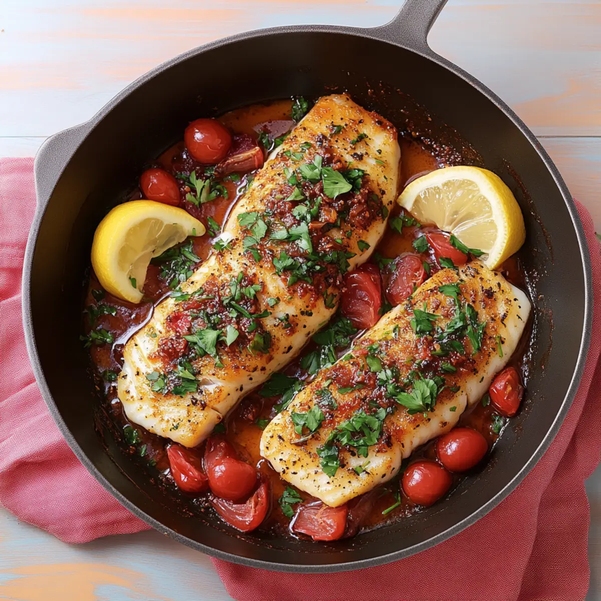 Irresistible Baked Old Bay Garlic Butter Cod - Quick & Delicious