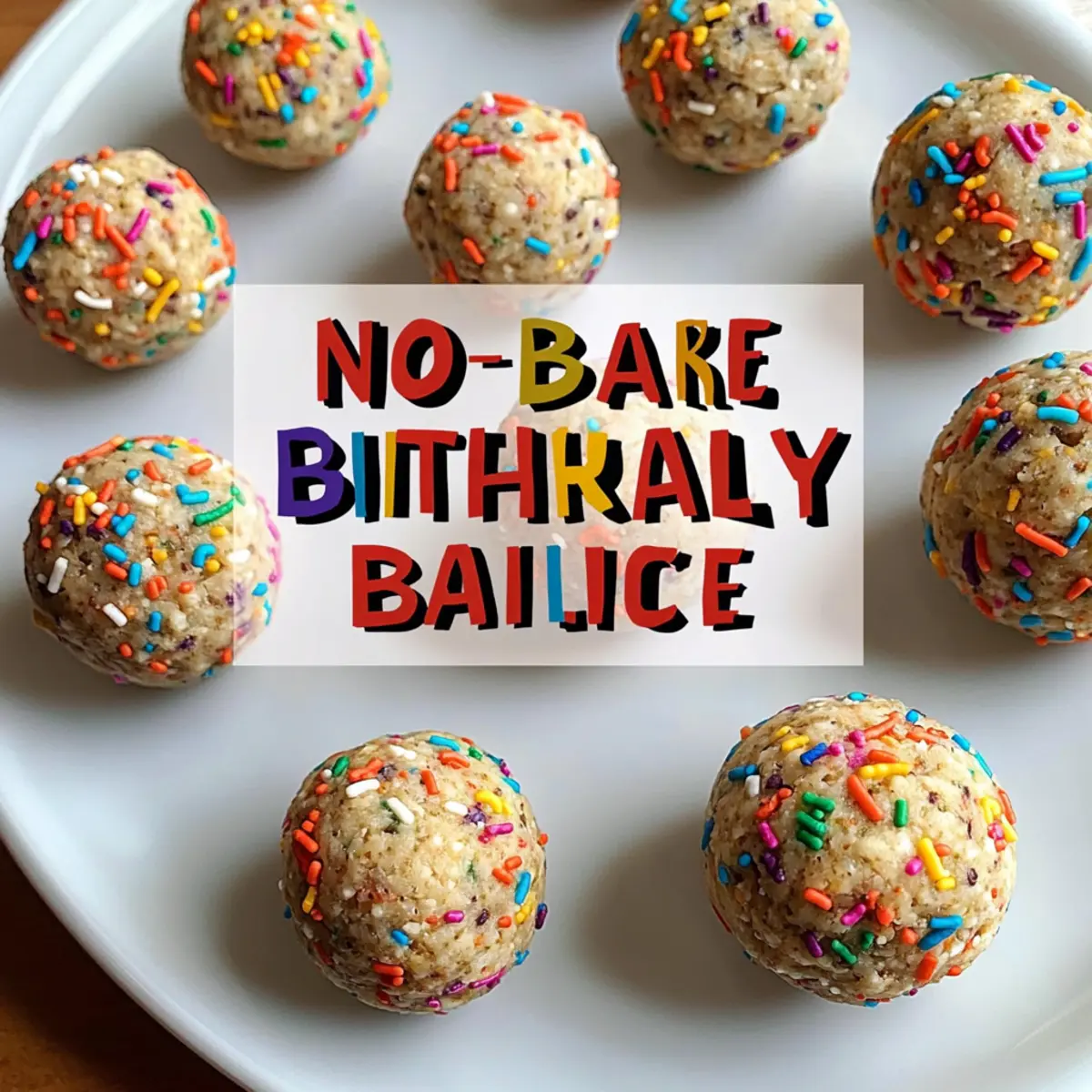 Ultimate Birthday Cake Batter Protein Balls for Delicious Snacking