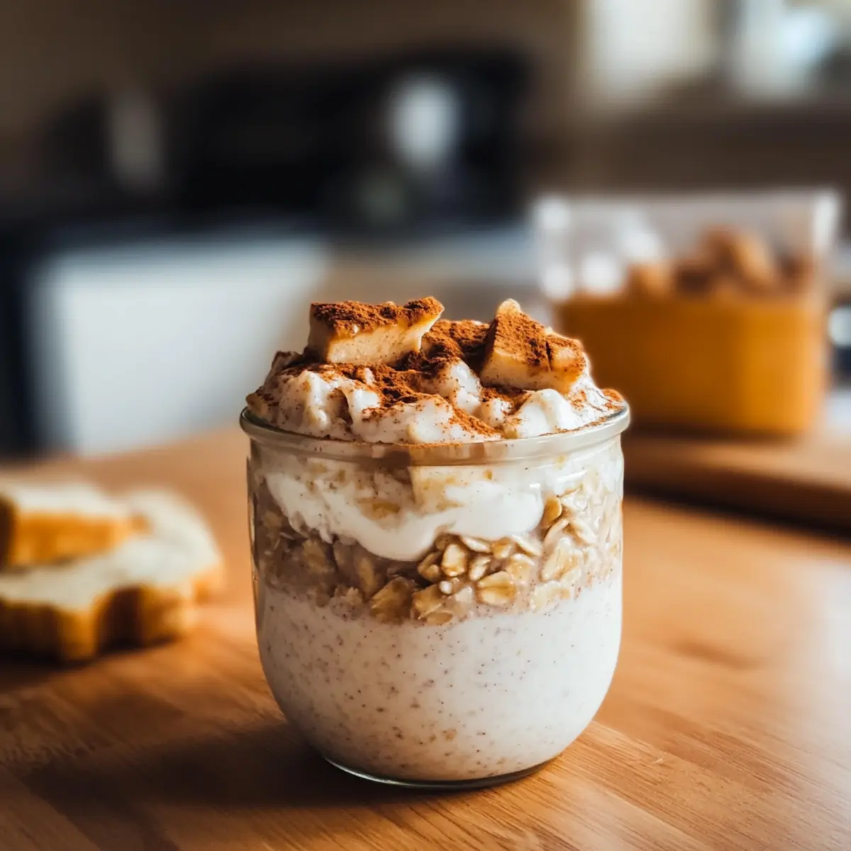 Delicious Cinnamon Roll Overnight Oats - The Perfect Healthy Breakfast
