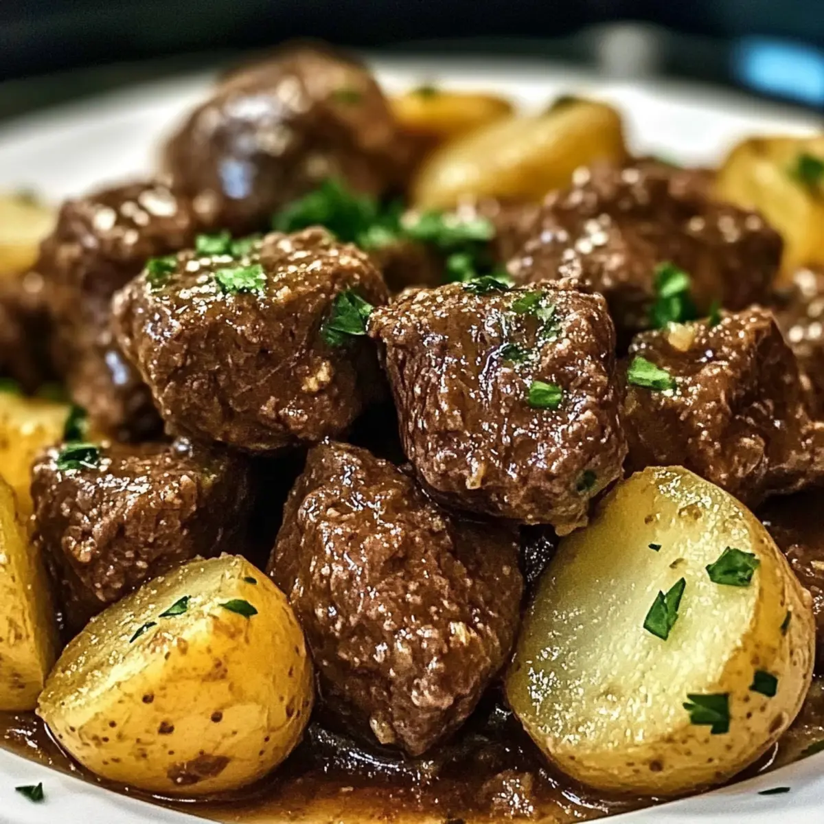 Ultimate Garlic Butter Beef Bites & Potatoes for a Delicious Dinner