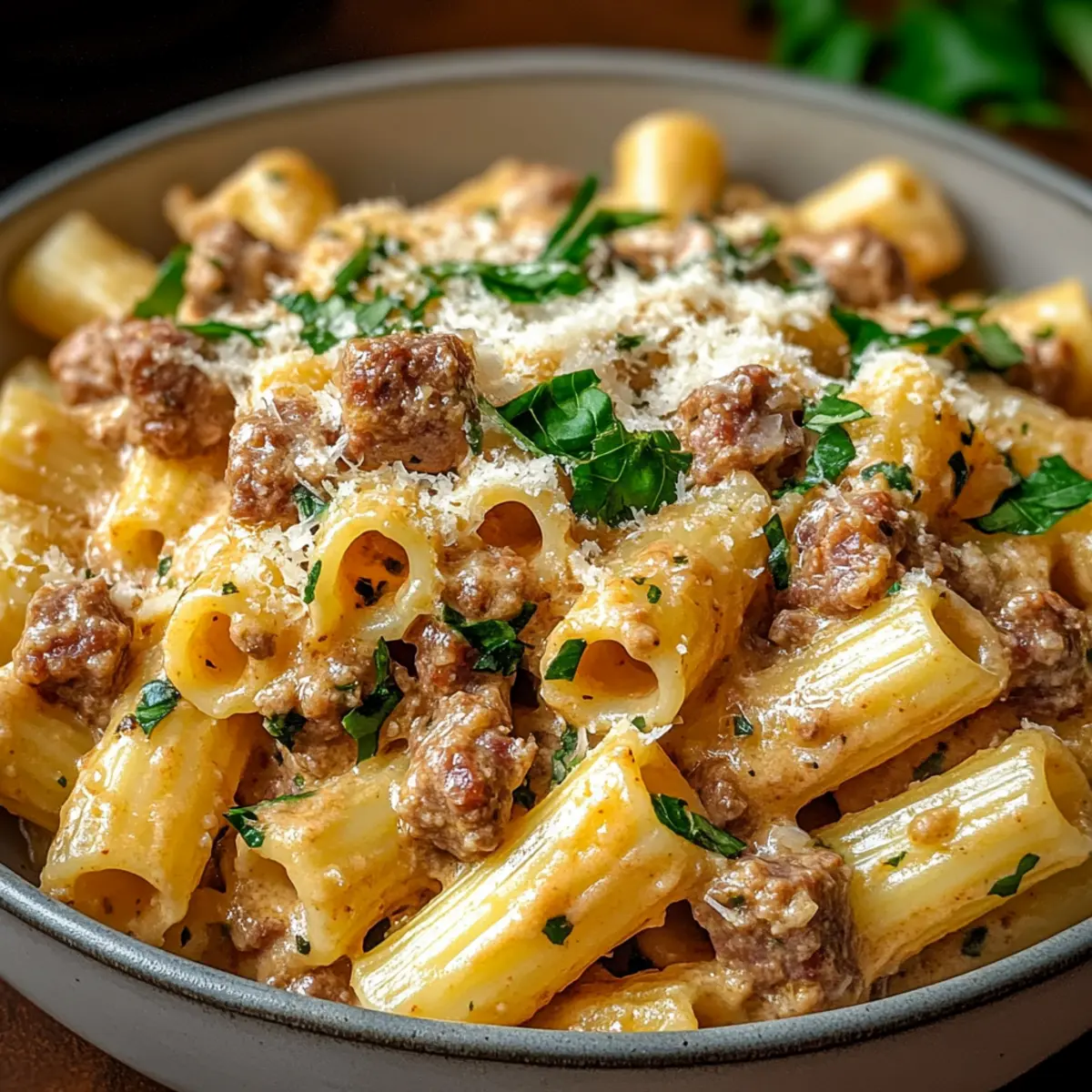 Ultimate Indulgent Creamy Italian Sausage Rigatoni Recipe