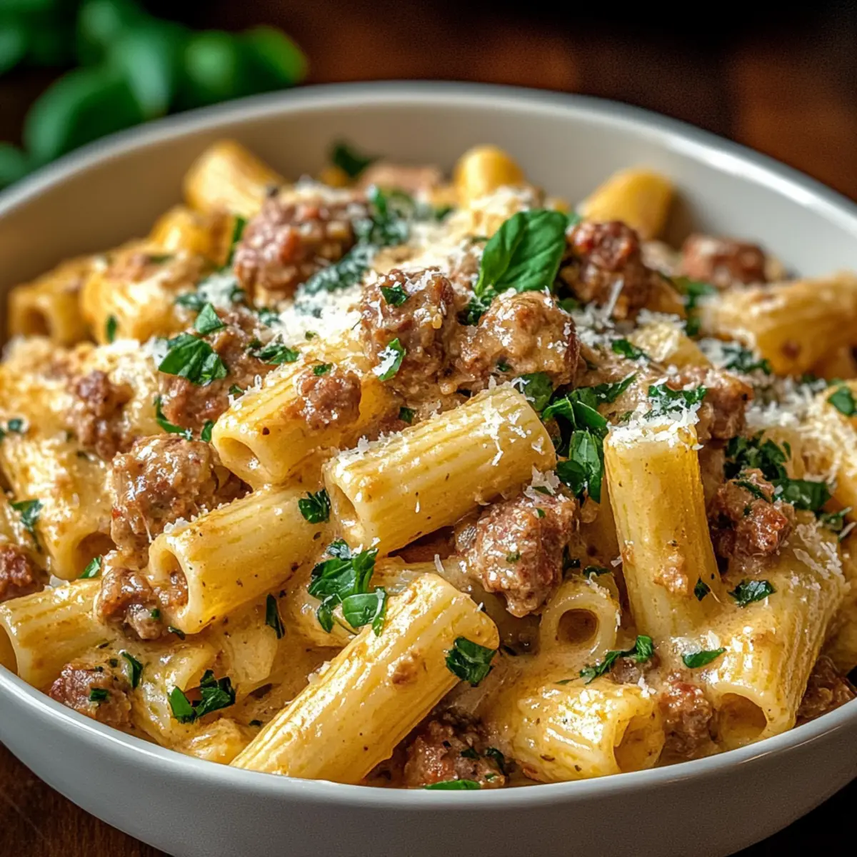 Ultimate Indulgent Creamy Italian Sausage Rigatoni Recipe