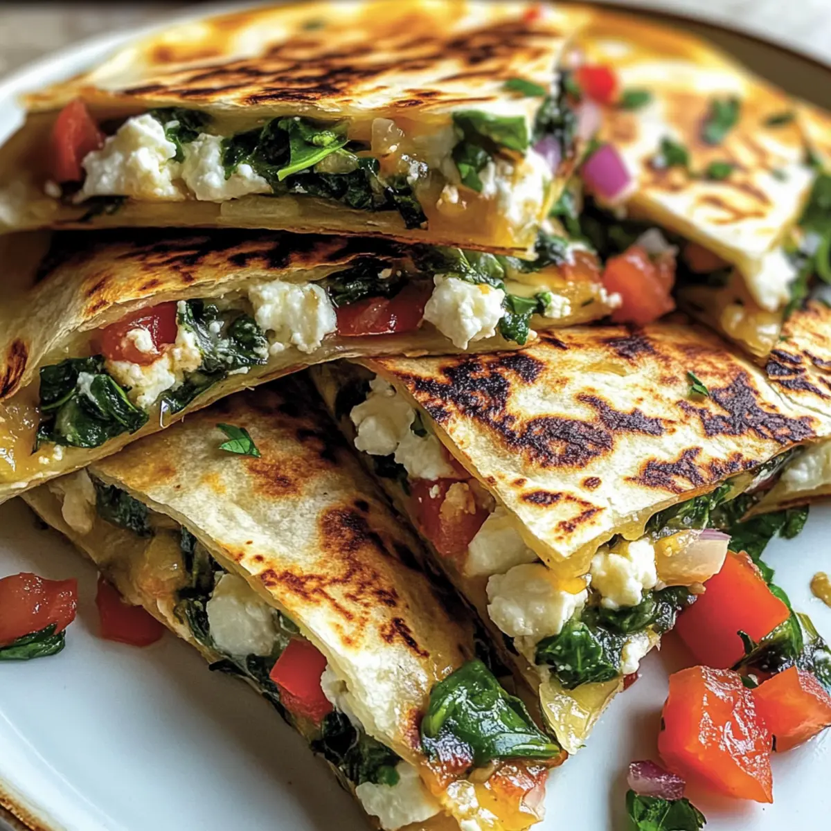 Ultimate Mediterranean Quesadillas: Deliciously Quick & Easy