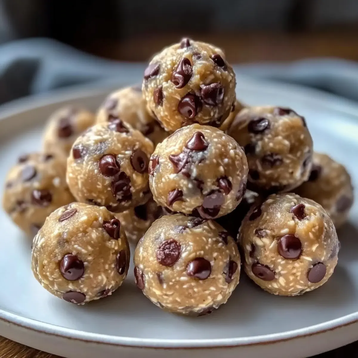Guilt-Free Chocolate Chip Cookie Dough Protein Balls – Easy Snack