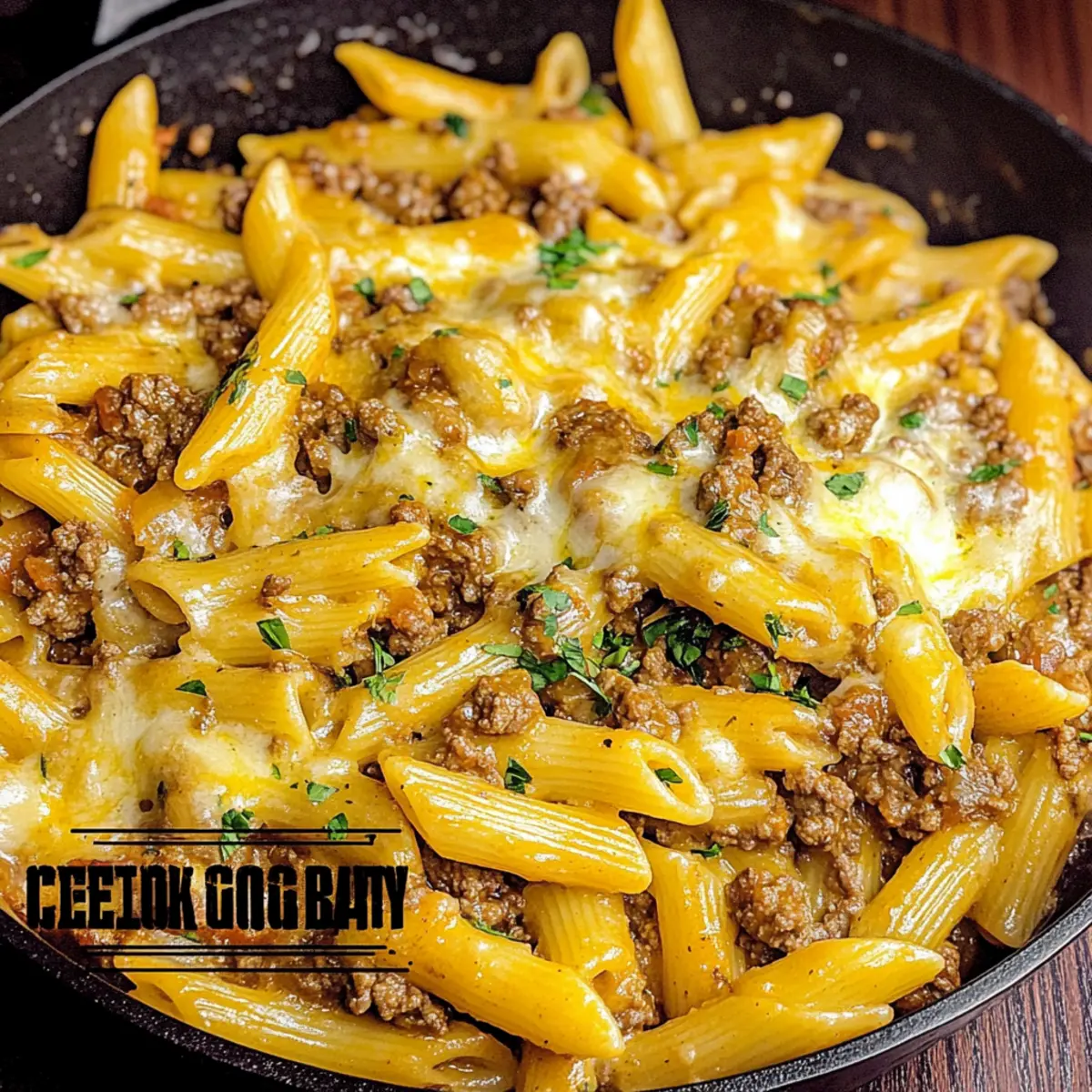Ultimate Cheesy Ground Beef Pasta Skillet: Delicious One-Pot Meal