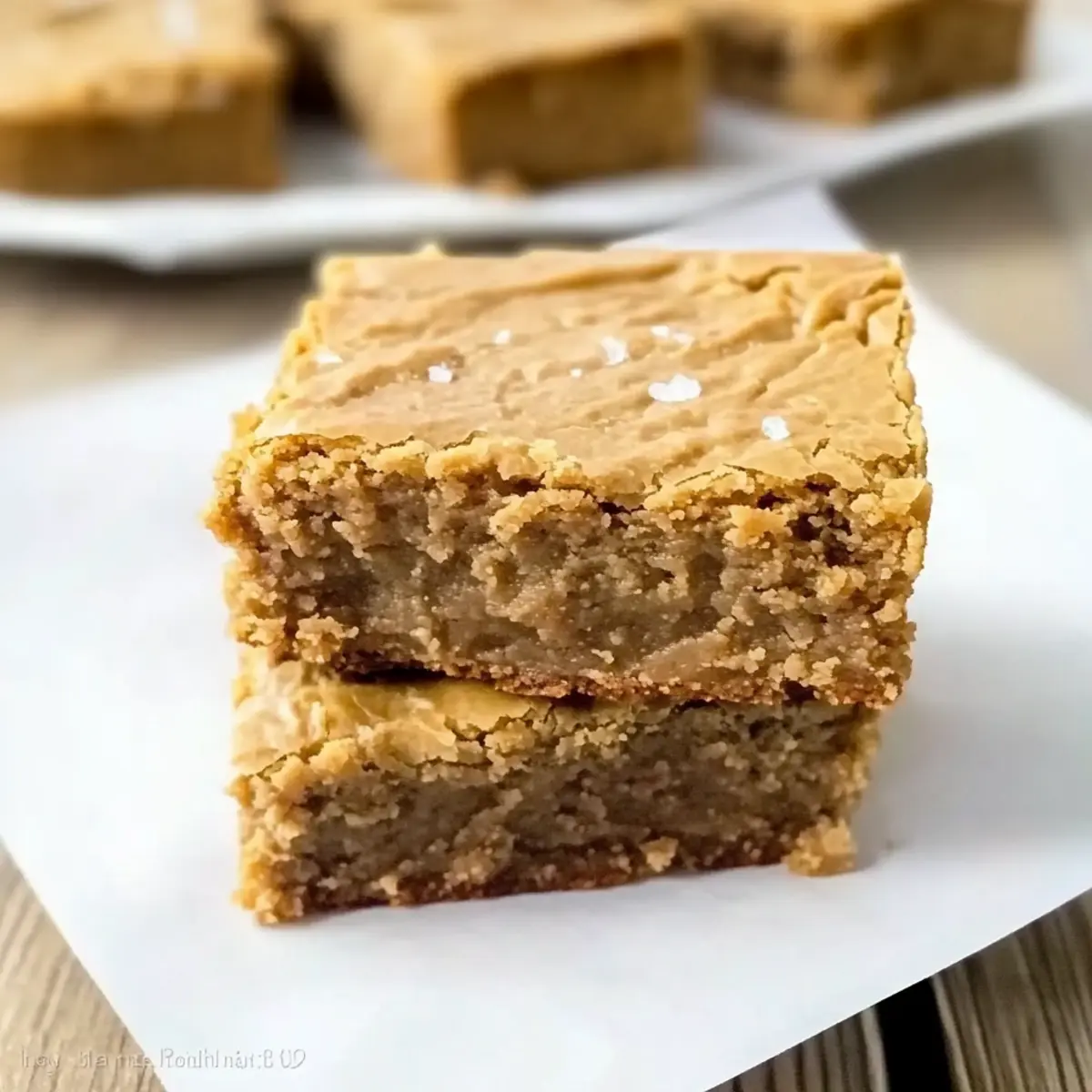 Irresistible Peanut Butter Blondies – Easy Fudgy Dessert