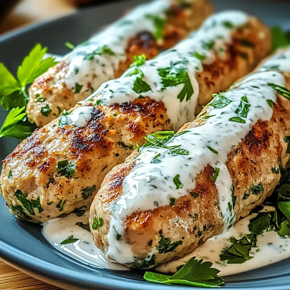 Juicy Chicken Kofta with Garlic Yogurt Sauce That's Unforgettable